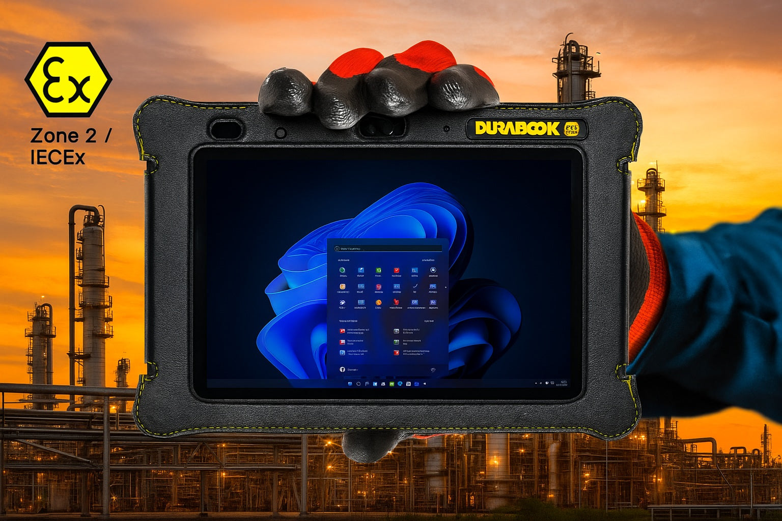 Tablet Intrínsecamente Segura Durabook – VOXER